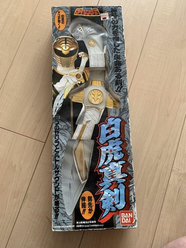 Power Rangers Legacy White Ranger Saba Byakko Shinken Super Hero Bandai ...