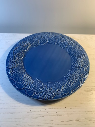 Bordallo Pinheiro Blue Grape 14" Chop Plate (Round Platter) | eBay