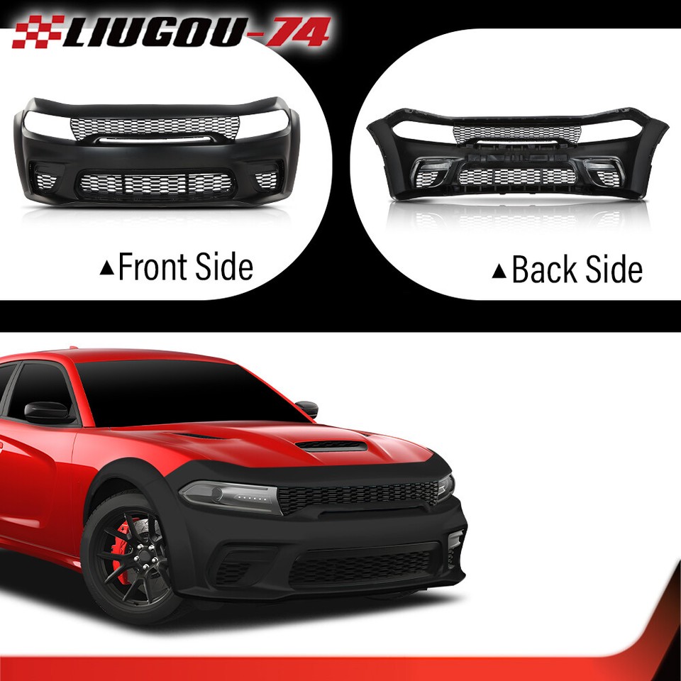 Fit For 2015-2023 Dodge Charger Widebody Kit SRT Front and Rear Bumper ...