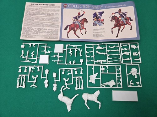 3 x AIRFIX 54 mm Napoleonic Soldier Model Kit Bundle British Hussar ...