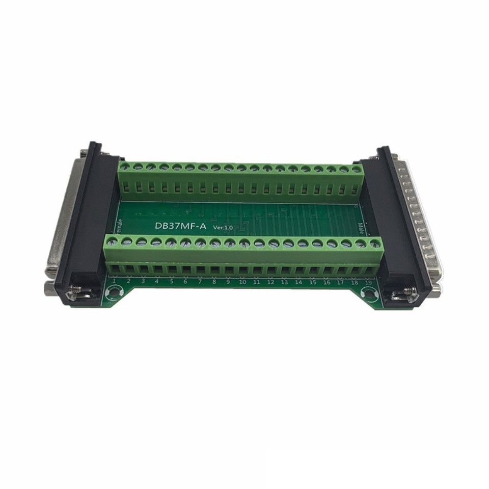 For Field Use DB37 Terminal Block Solderless Connector Dual-ended ...