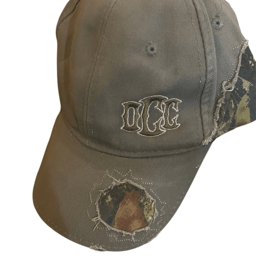 Orange County Choppers distressed camo baseball hat green brown | eBay