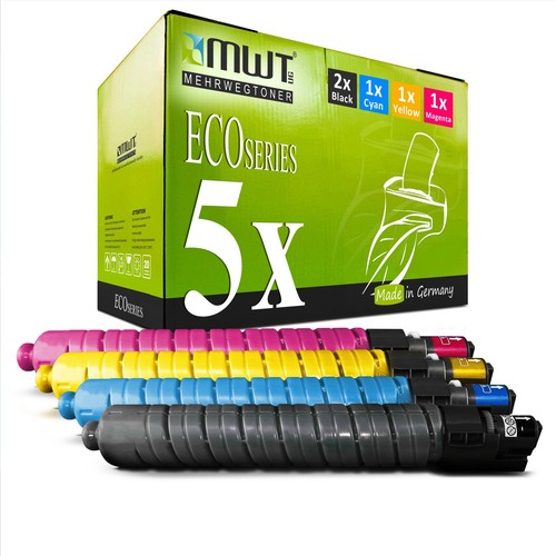 5X Toner Pour Ricoh Aficio MP C 4000 5000 AD SPF, 841160 - 841163 ...