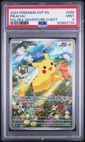 2024 POKEMON SVP EN-SV BLACK STAR PROMO PALDEA ADVENTURE CHEST PIKACHU ...