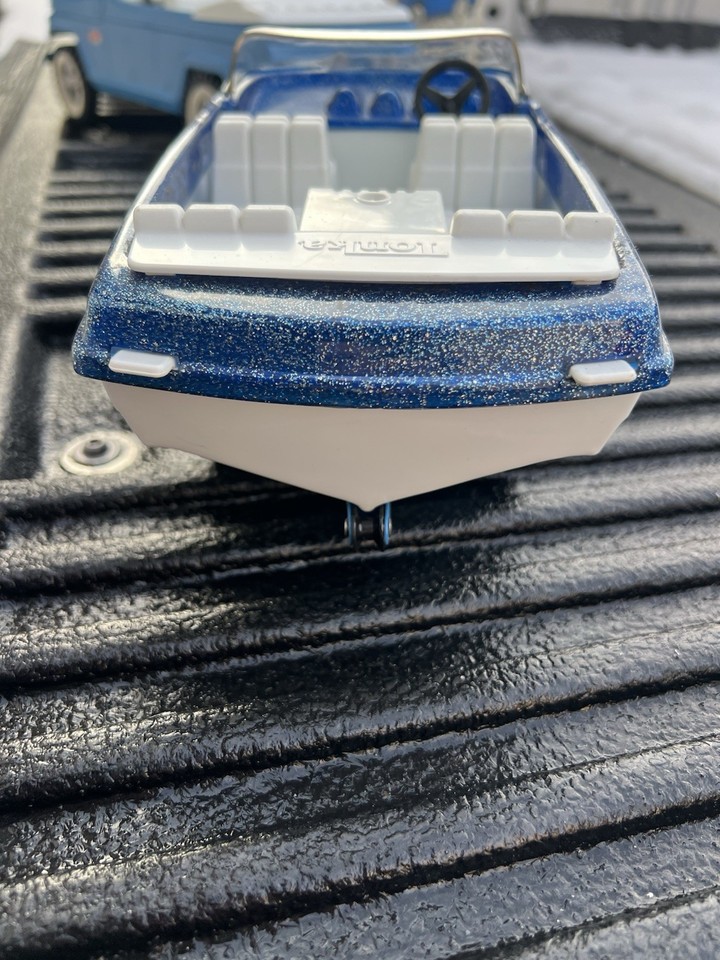 c1972 Tonka Jeepster Runabout set car & boat #2460 good condition with ...