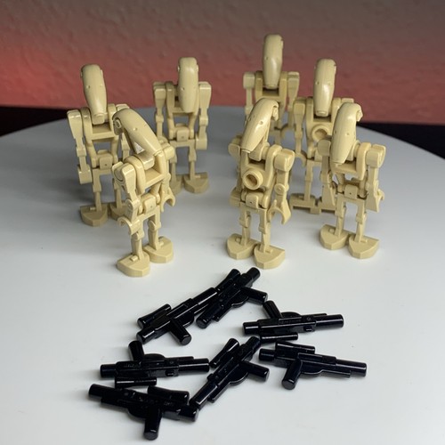 NEW LEGO Lot of 7 Battle Droid Minifigures W/ Blaster | eBay