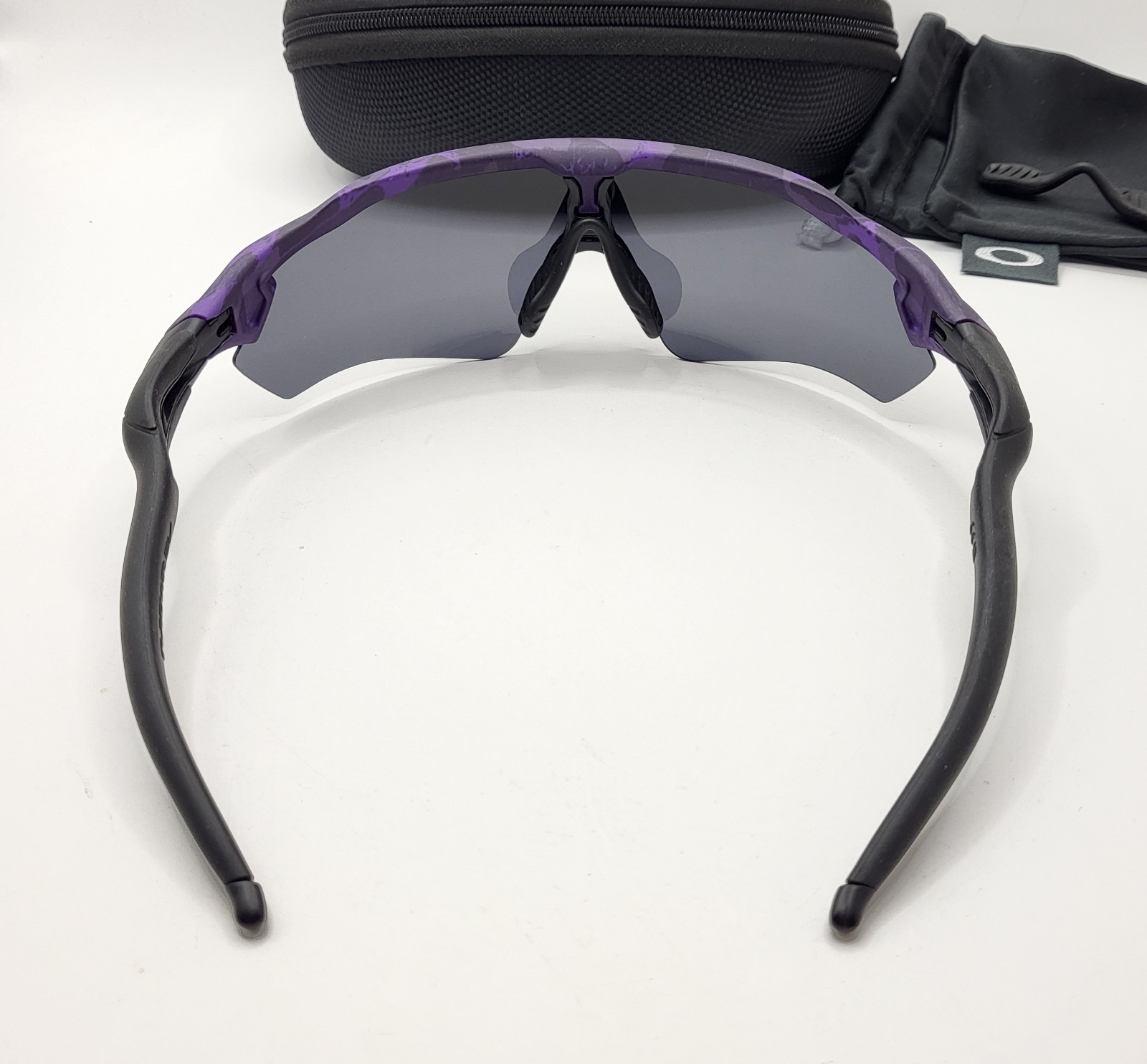 OAKLEY Custom RADAR EV PATH Electric Purple Shadow Camo & Black /Black ...