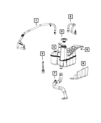 Genuine Mopar Coolant Level Sensor 68354536AA | eBay