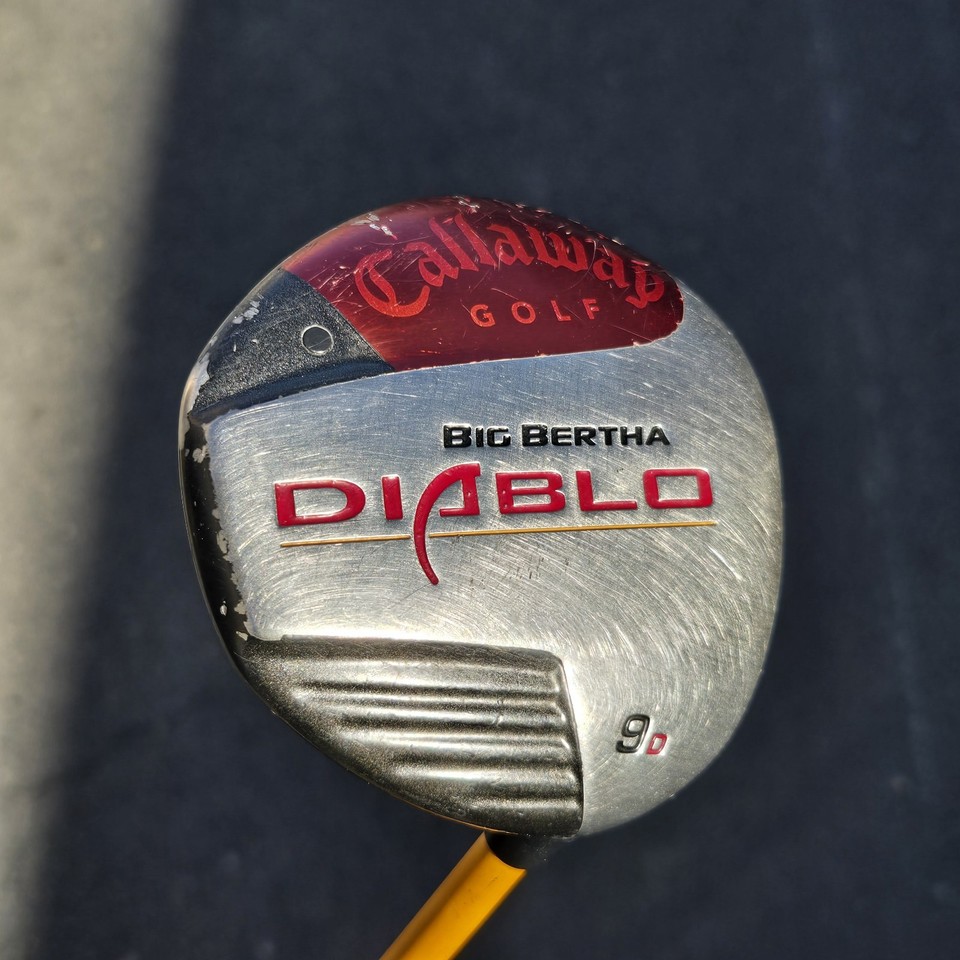 Callaway Big Bertha Diablo 9 Wood Draw A Flex Senior Graphite 41.5" RH ...