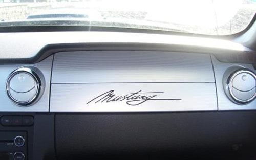 Ford Mustang Script Logo Sticker Decal Classic Accent L | eBay
