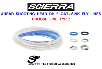 SCIERRA AHEAD SHOOTING HEAD DH FLOAT SINK FLY LINE FOR GAME FLY ROD ...