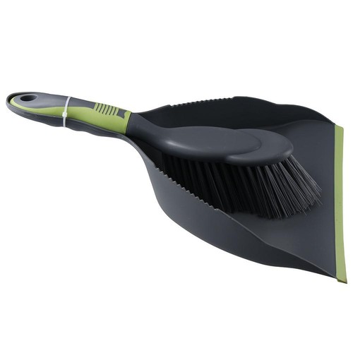 Grey Sweep Desk Broom Dustpan and Brush Set Home School Office Clean ...