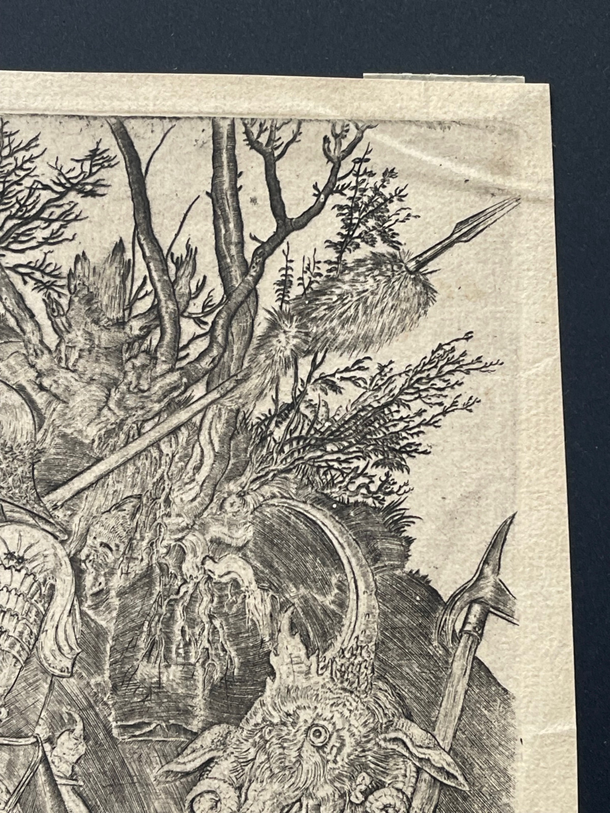 Albrecht Durer gravure signée Le Chevalier, la Mort et le Diable ...