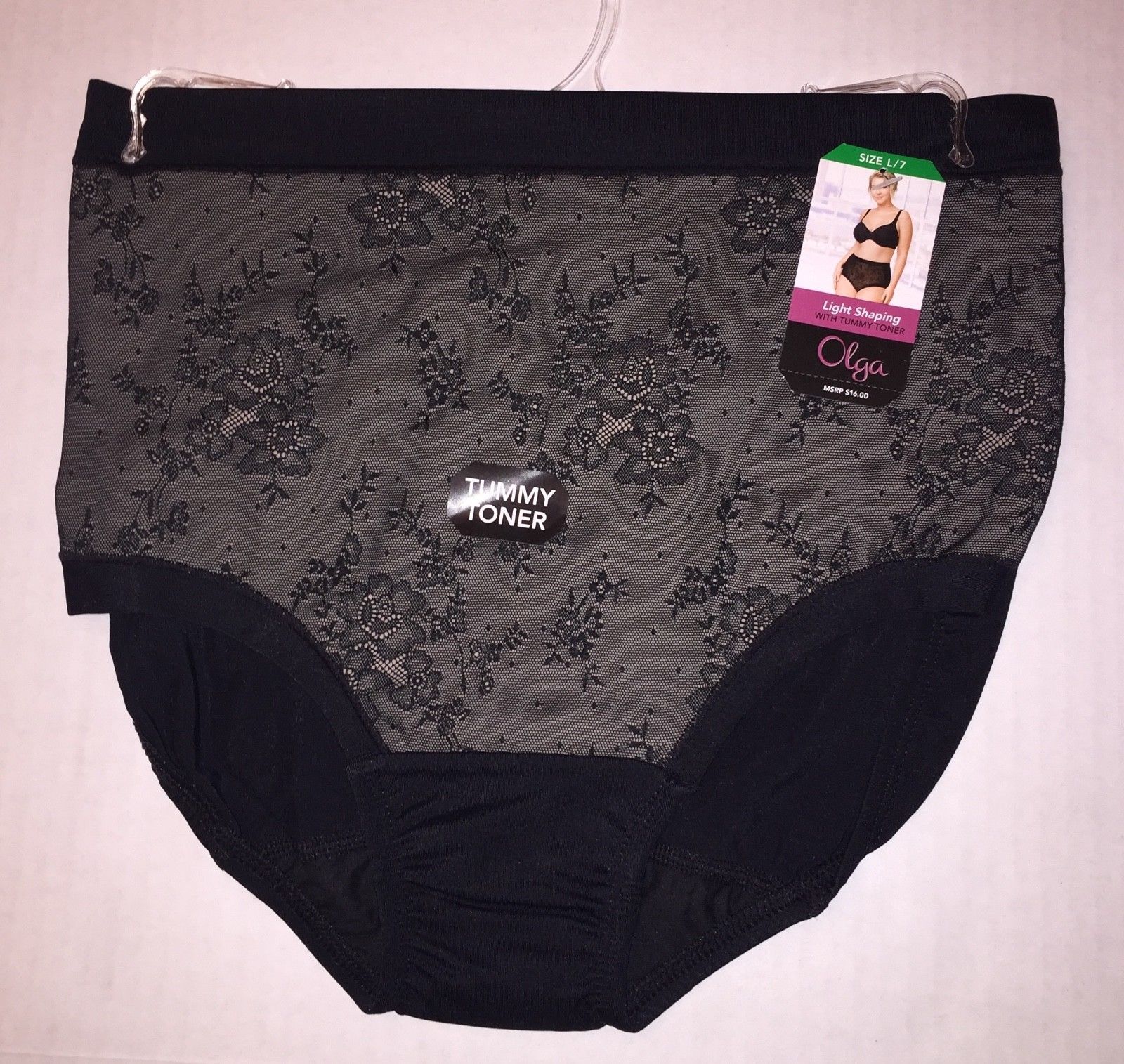 Olga Panties Light Shaping Briefs Lace Tummy Toner Slimming Shapewear ...