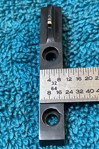 Vintage Blued Steel .22 Front Rifle Sight Ramp with Brass Bead -Free ...