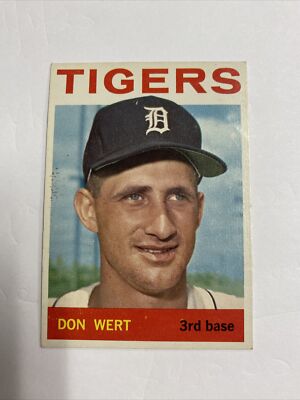 1964 Topps Baseball Don Wert Detroit Tigers Card #19 | eBay.de