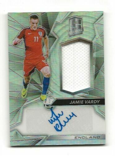 JAMIE VARDY 2016-17 PANINI SPECTRA JERSEY AUTO SP AUTOGRAPH # 97/199 ...