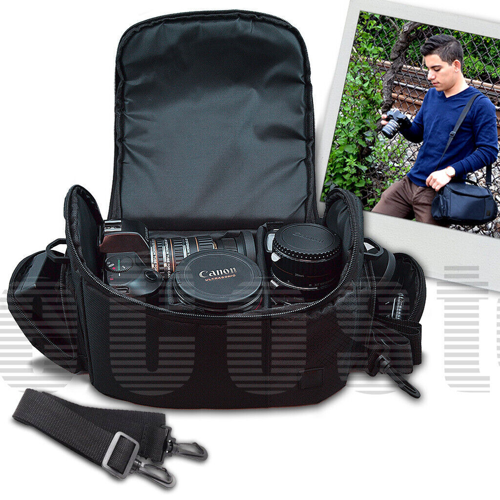 All Sizes Camera Backpack Shoulder Bag Waterproof Case for Canon Nikon ...