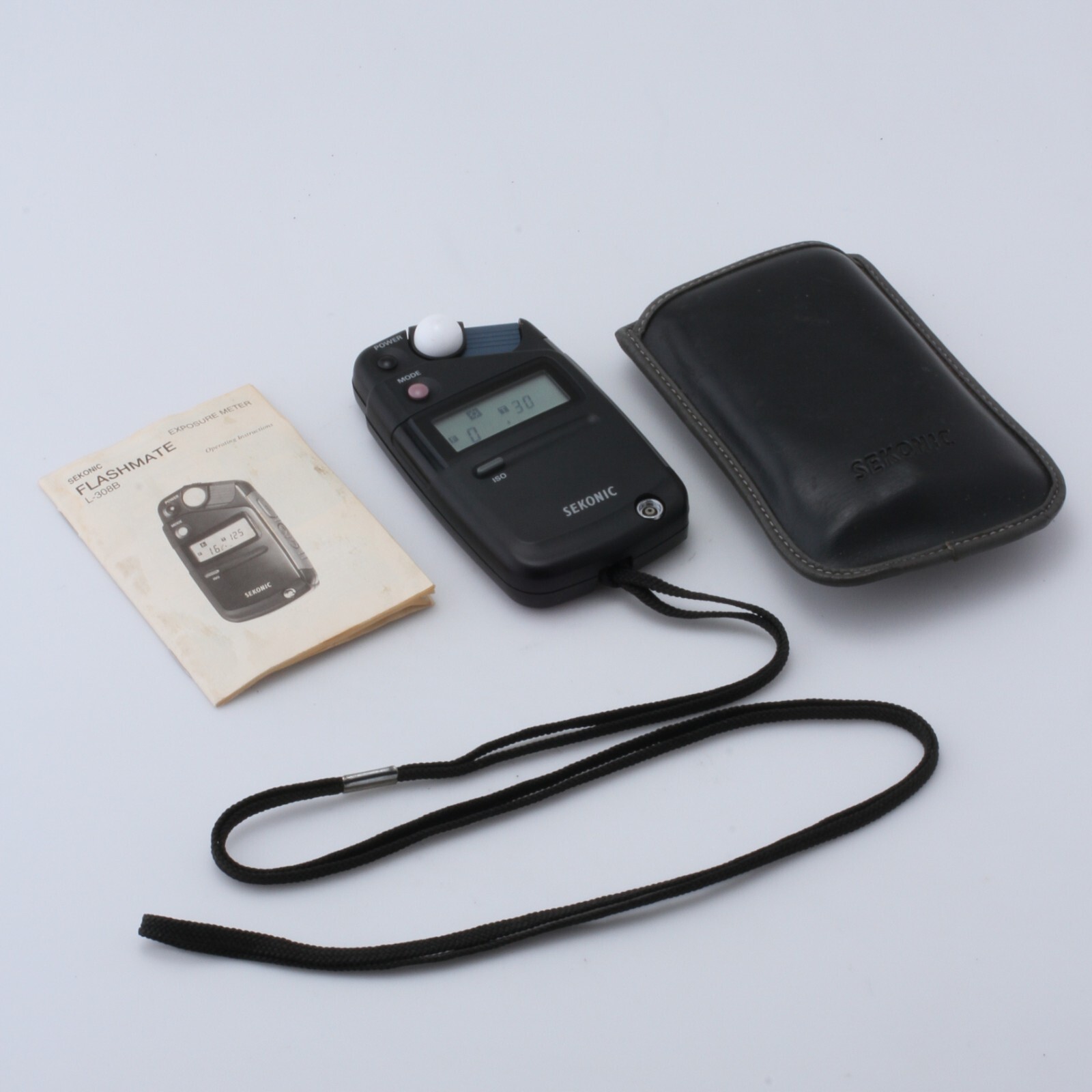 【MINT】Sekonic FlashMate L-308B Light Exposure Meter in Case Tested OK ...