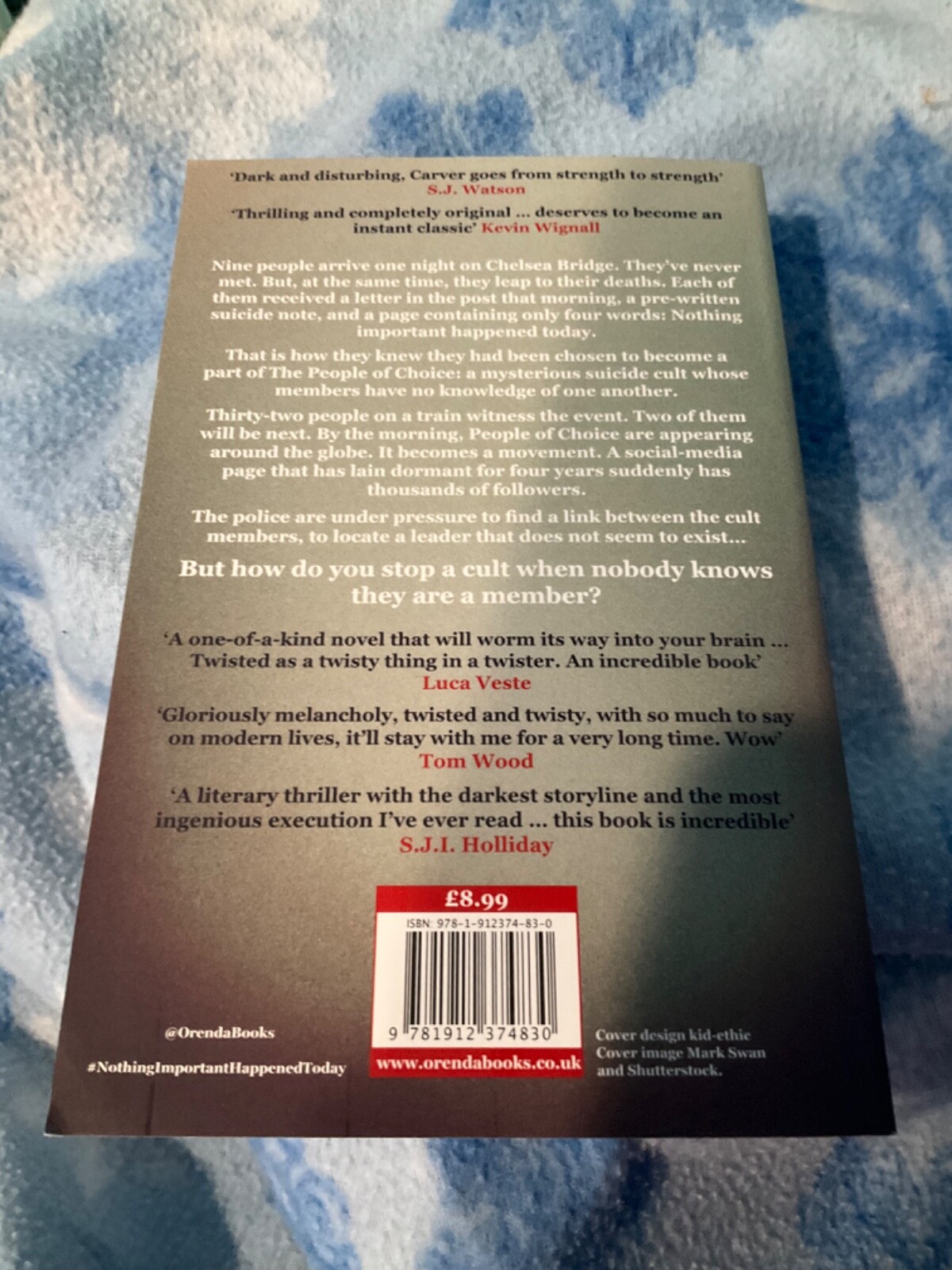 Nothing Important Happened Today by Will Carver (2019, Trade PB, New ...