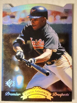 1995 Upper Deck SP Silver Die-Cut Curtis Goodwin #11 Baseball Rookie ...