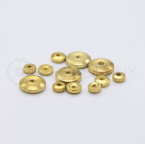 12x Brass Clock hand Nuts - American Hermle metric - Assorted Mixed ...