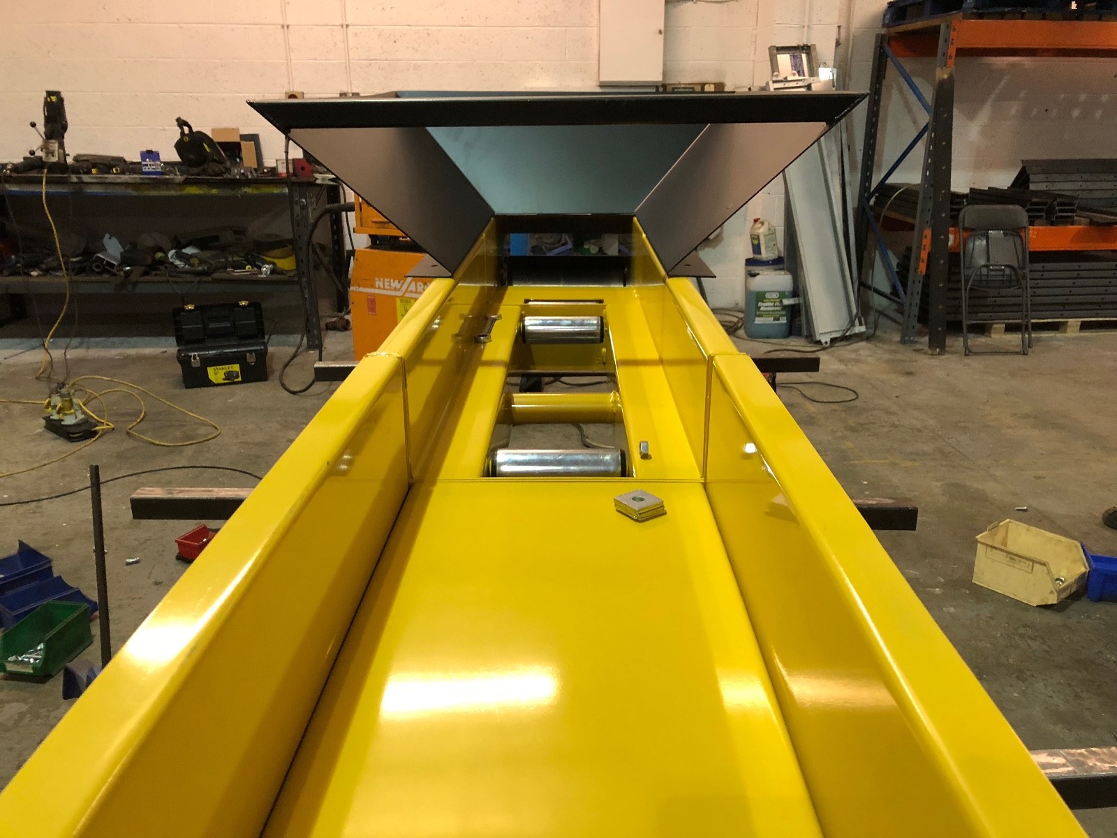 Skip Waste Picking Conveyor New Build 50ft Long x 1000mm Wide Belt ...