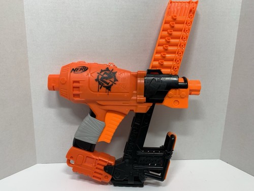 Nerf Hasbro Zombie Strike Nailbiter Gun Blaster Toy Nail TESTED WORKS ...