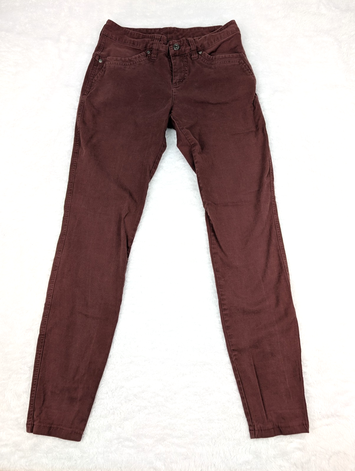 Kuhl Kontour Straight leg Pants Women's 4R Burgundy Stretch Style 6284 ...