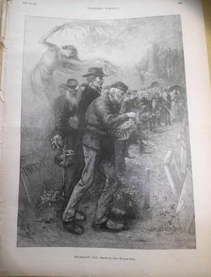 Decoration Day, by Otto Walter Beck. Harper's Weekly May 30, 1891 ...