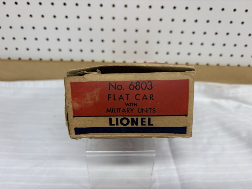 Lionel 6803 Military Flatcar Original Empty Box Only Postwar | eBay
