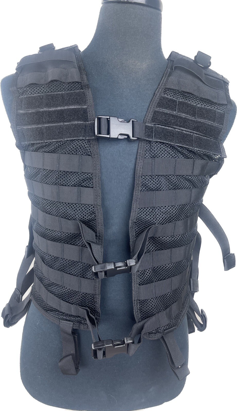 Lightweight Tactical Utility Vest MOLLE Modular Black Rothco 7206 for ...