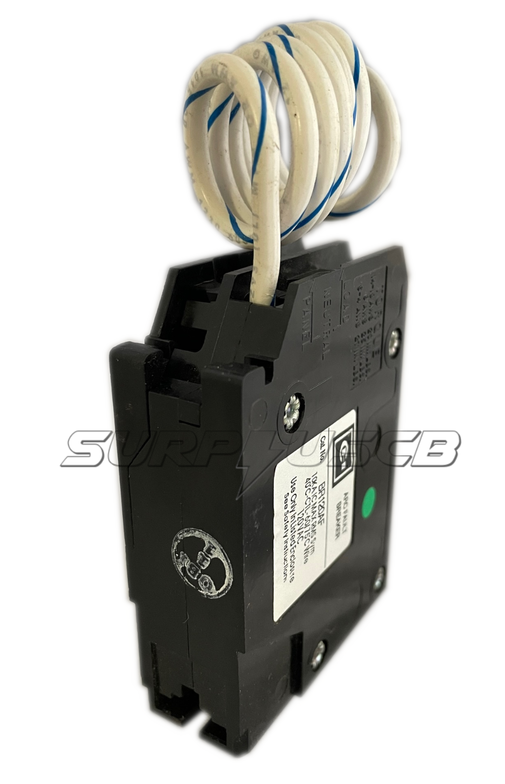 Eaton 20 Amp Single Pole Arc Fault Fireguard Circuit Breaker (BR120AF ...