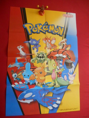 POSTER PoKéMoN & ToM CLANCY'S - 80 x 55 -*- 2003 NINTENDO ~*~ | eBay
