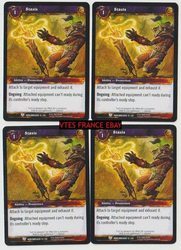 Stasis x4 #72 / Worldbreaker ENG Warcraft TCG | eBay