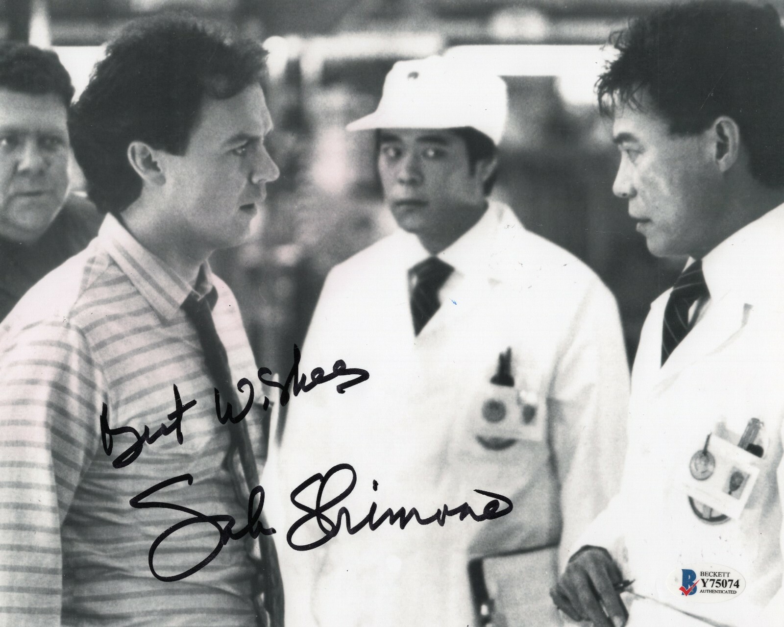 Sab Shimono Signed 8x10 Photo w/Beckett COA Y75074 Gung Ho Movie 1986 ...
