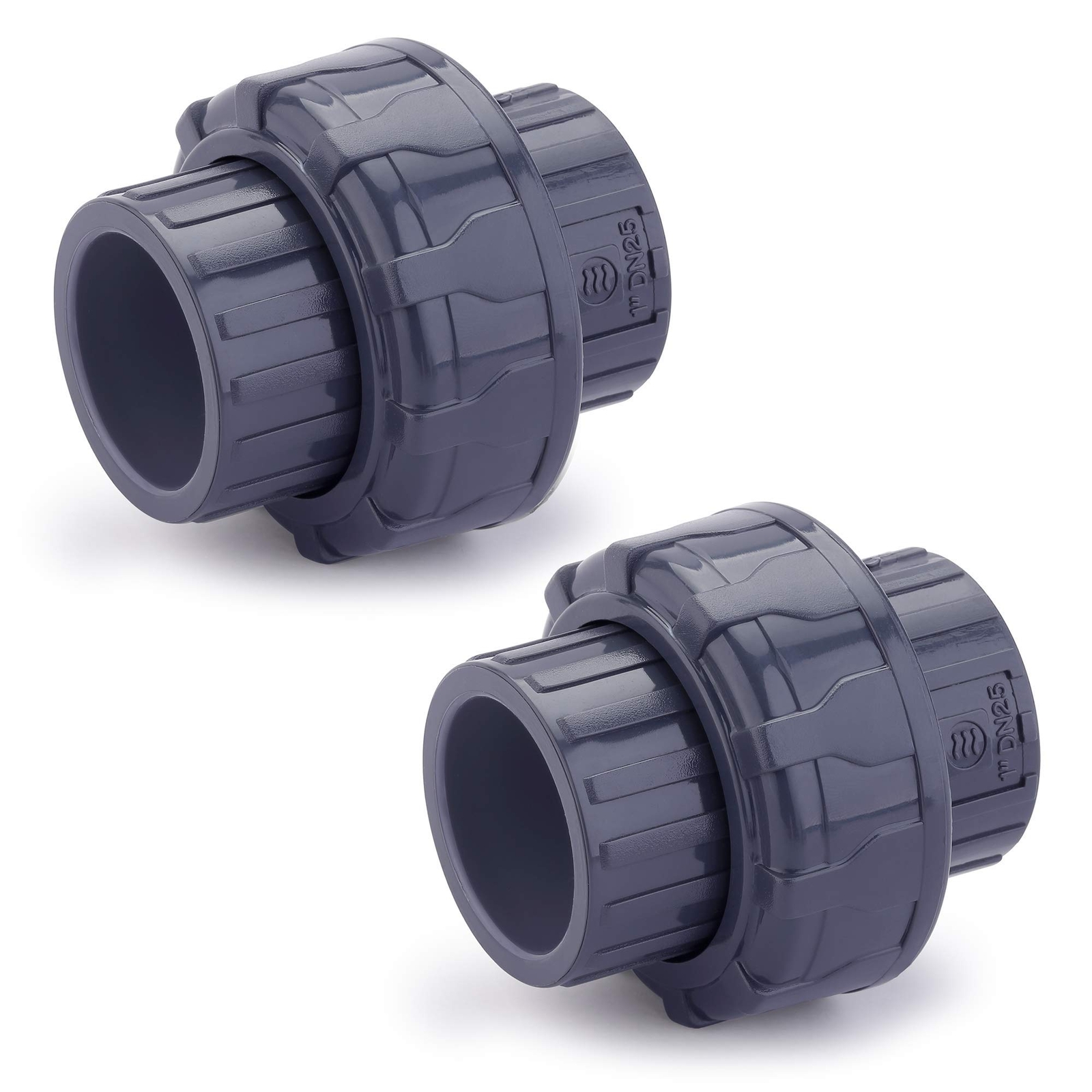 Hydroseal PVC Pipe Fitting 1" Union JETSTREAM Pack of 2 Pieces Schedule ...