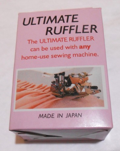 Janome Ultimate Ruffler Attachment for ANY Home-Use Snap on Sewing ...