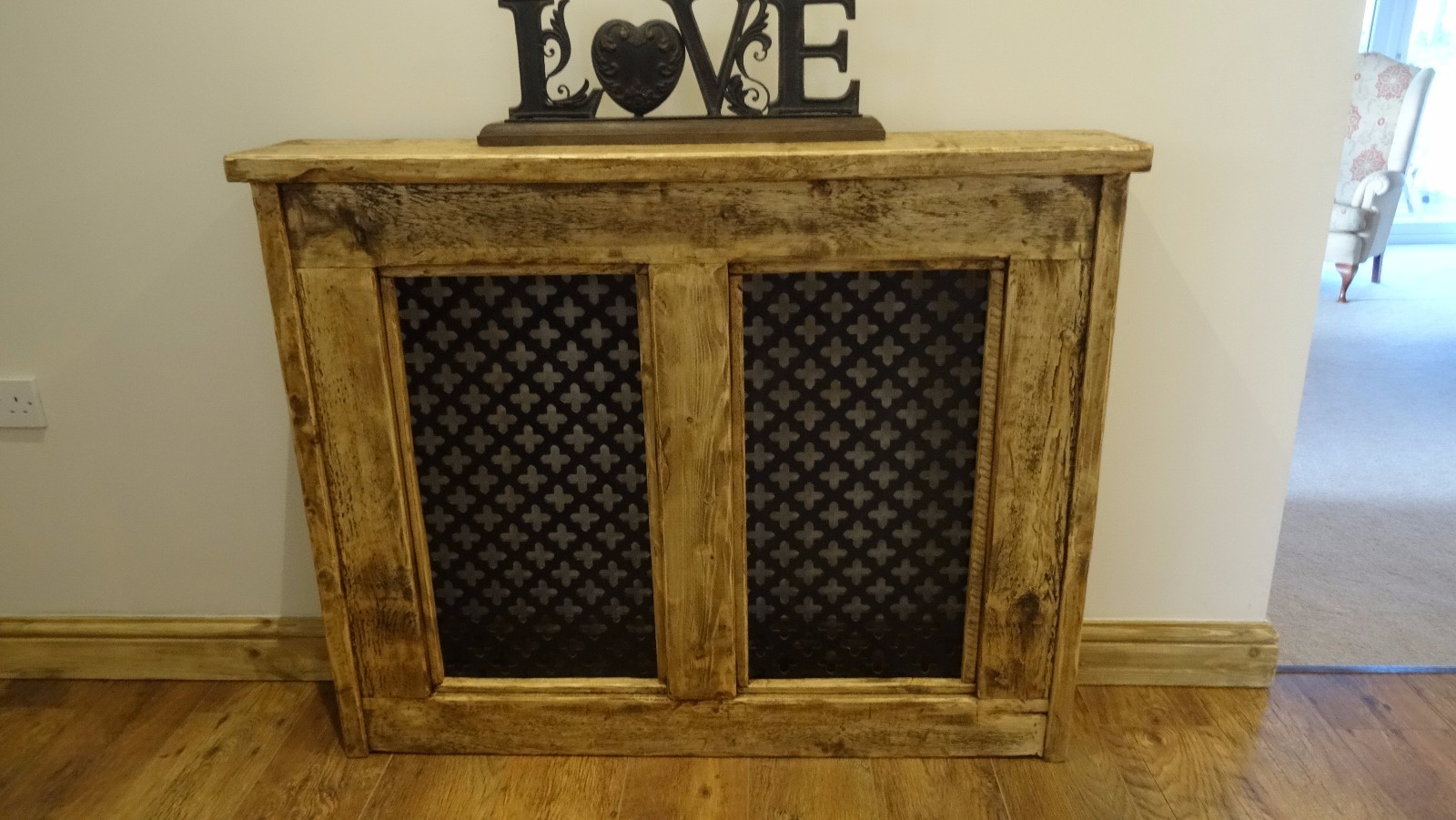 MADE TO ORDER CHUNKY RUSTIC STYLE RADIATOR COVERS - CAN BE MADE ANY ...