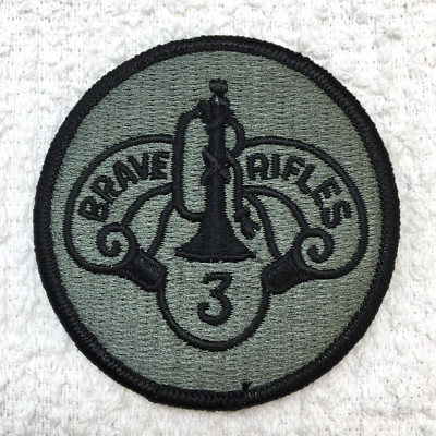 PATCH US Army 3rd ACR Armored Cavalry Regiment ACU Foliage Green Hook ...