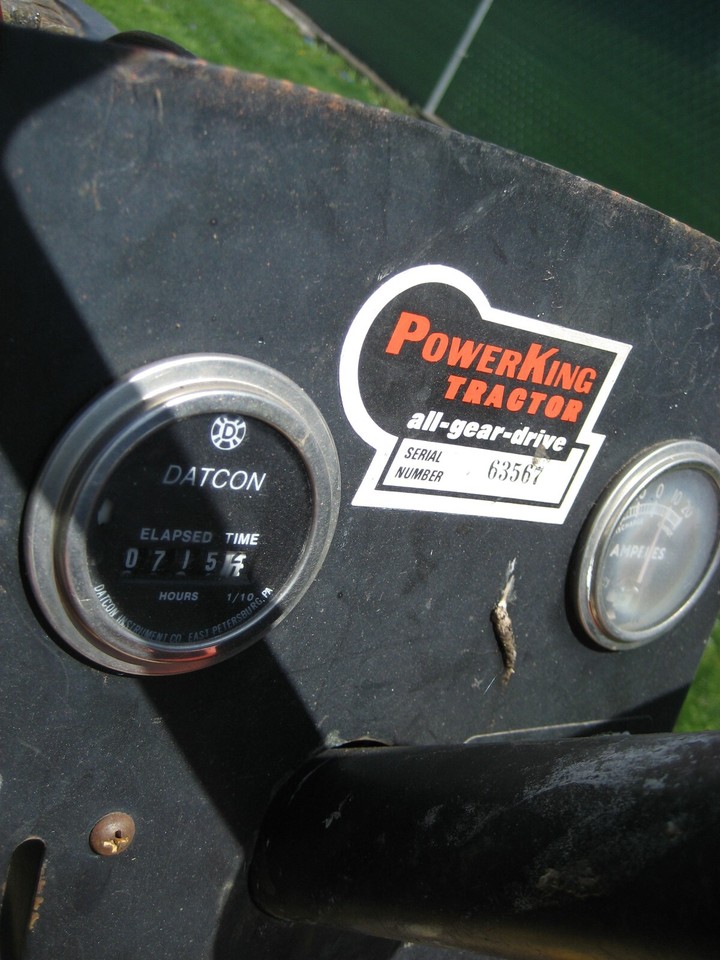 Power King 1617 60" Lawn Tractor w Manual, Spares, Ready to Cut | eBay