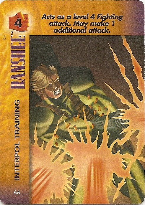 Marvel OVERPOWER Banshee - Interpol Training - Powersurge | eBay