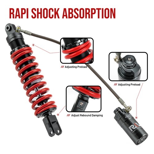 FOR HONDA TRX400EX TRX450ER TRX450R TRX250R STAGE 3 UPGRADED REAR SHOCK ...