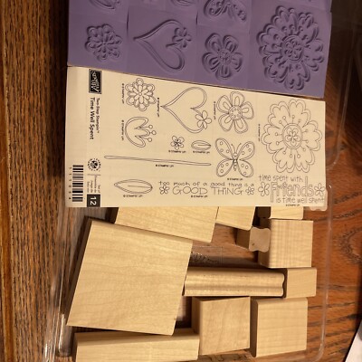 Stampin' Up! Time Well Spent Rubber Stamps Demonstrator Gift Two-Step ...