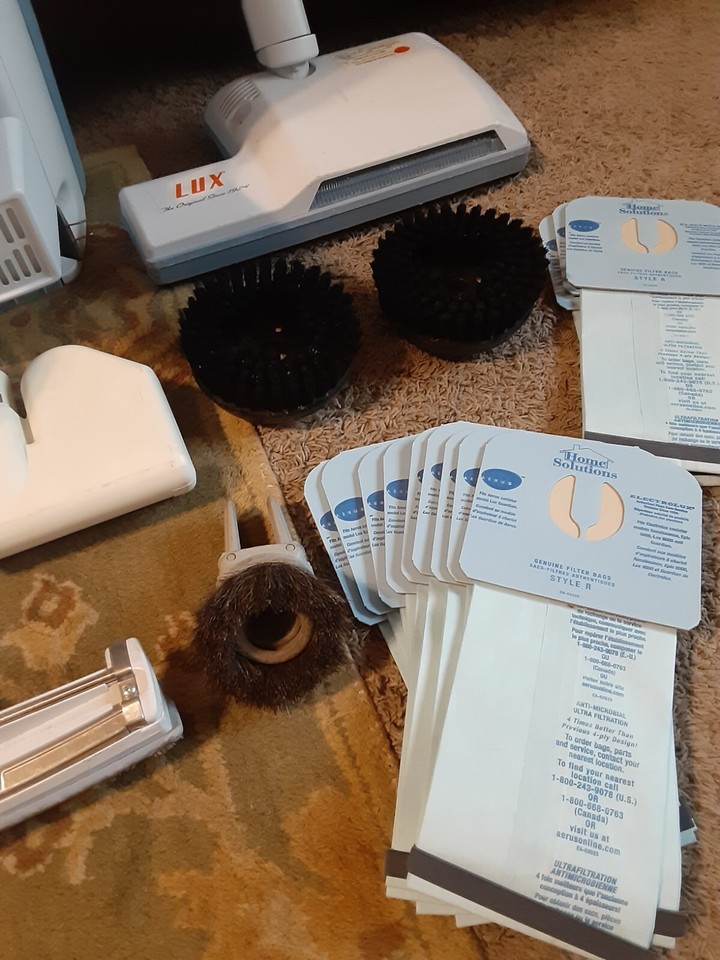 Electrolux Guardian Canister Vacuum Cleaner LUX Powerhead Hose & Carpet ...