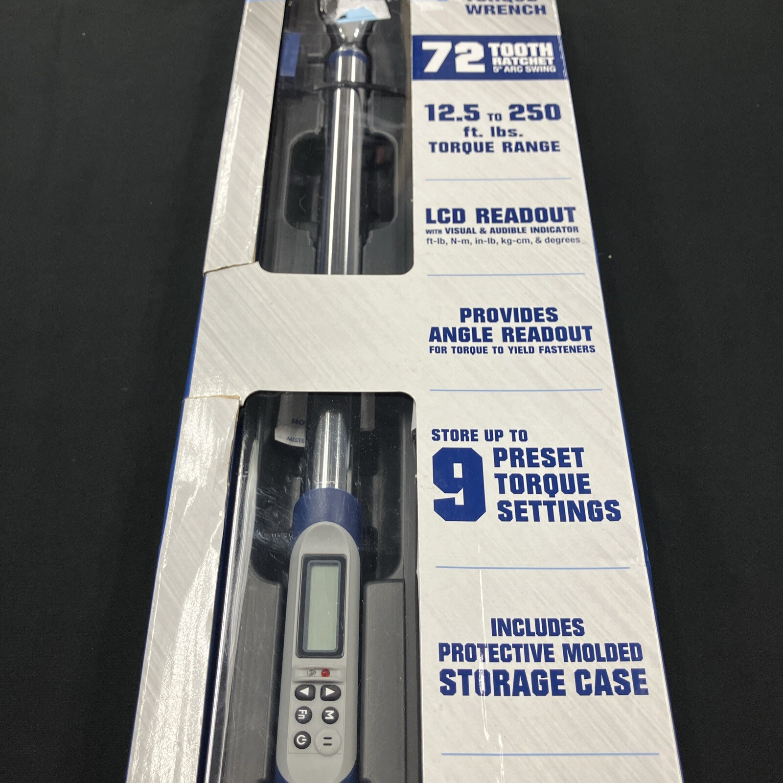 NEW NIB Quinn 64916 1/2 inch Drive Digital Torque Wrench 792363649162 ...