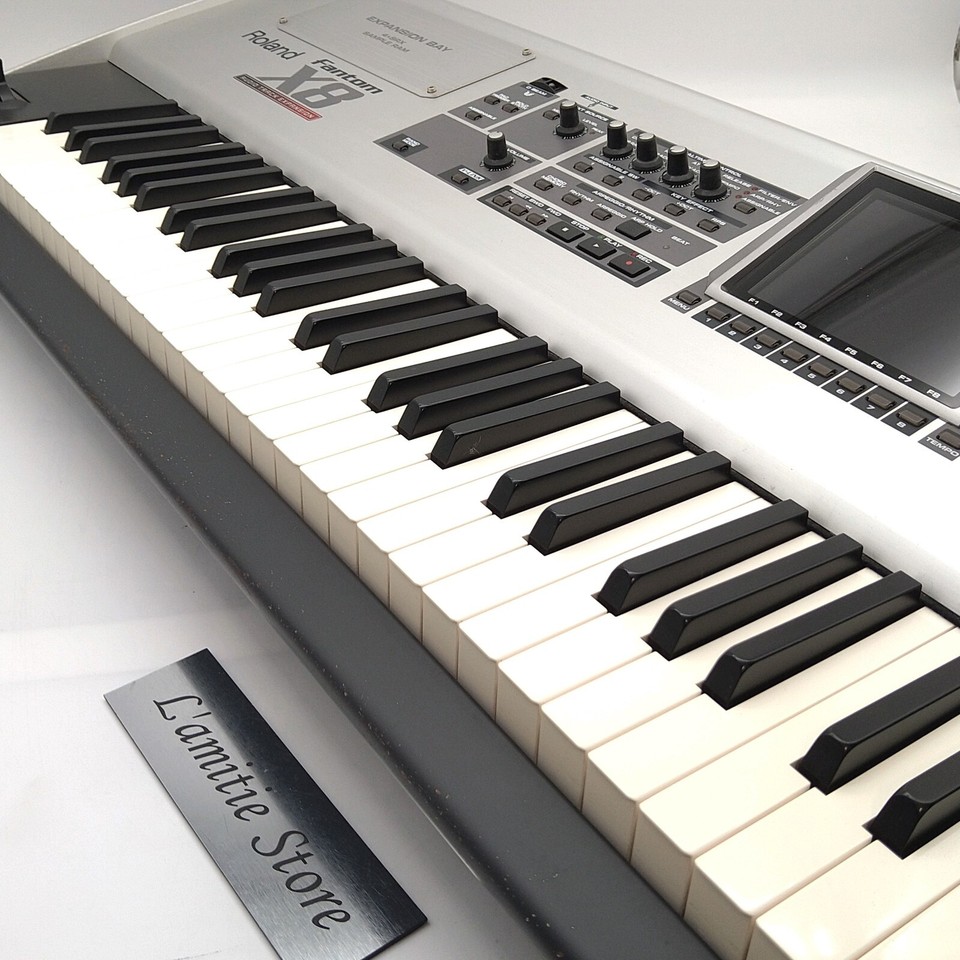 Roland Fantom-X8 Audio Track 88-Key Synthesizer Electronic Keyboard ...