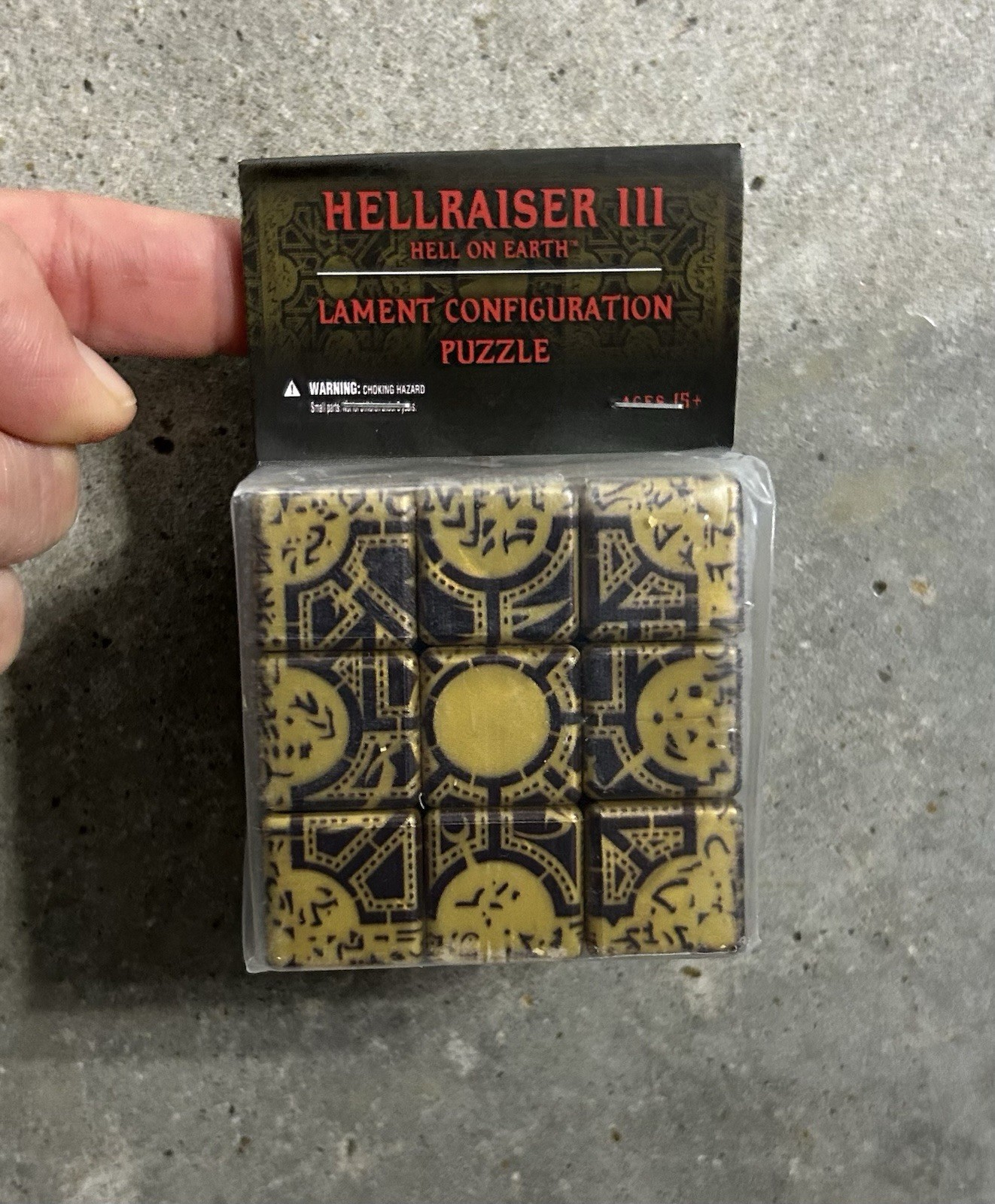 Hellraiser III Hell on Earth Lament Configuration Puzzle Cube Pinhead ...