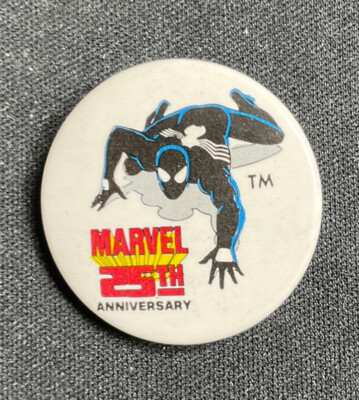 Marvel 25th Anniversary Spider-man Button | eBay