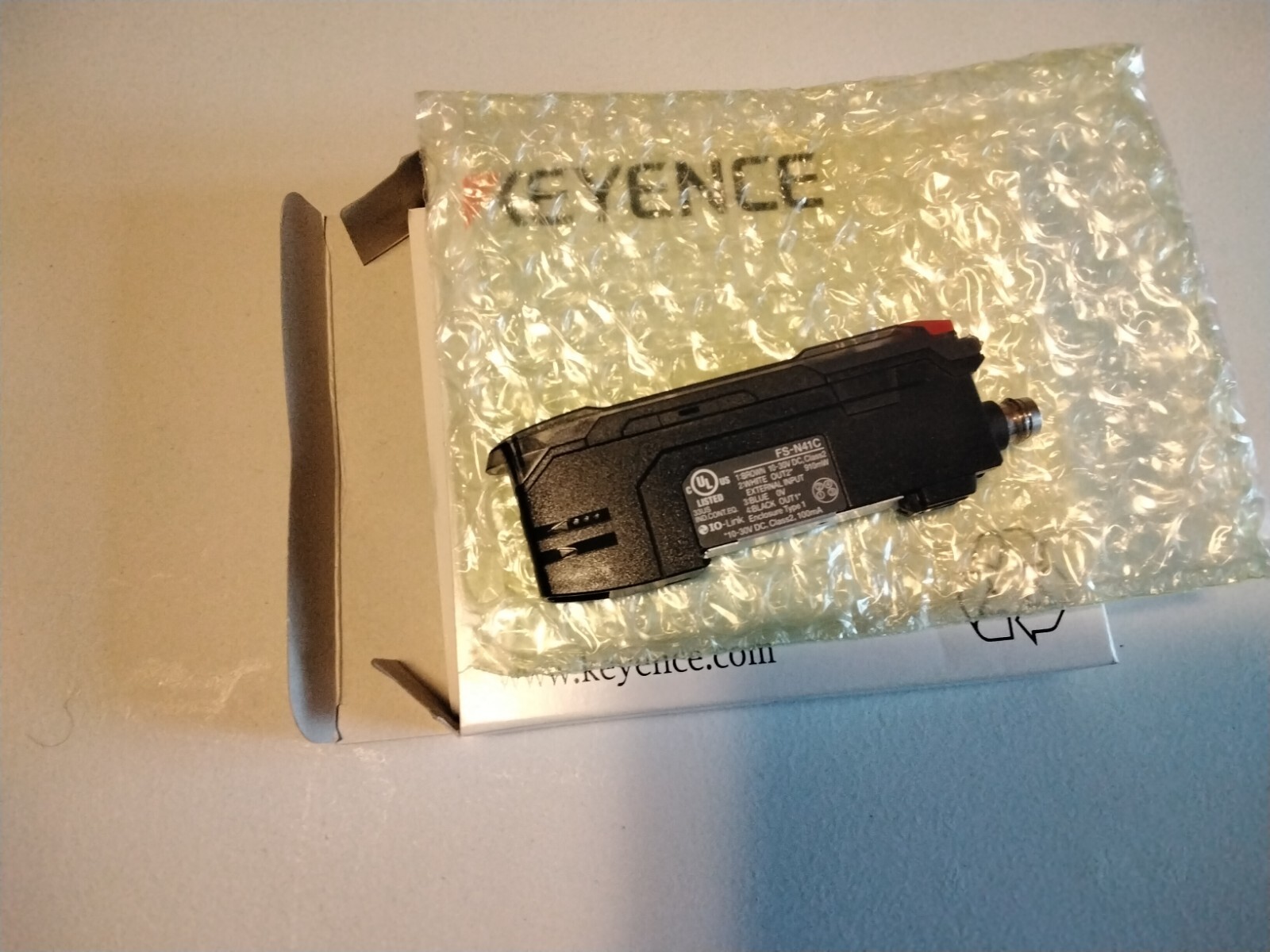 New In Box KEYENCE FU-A100 Fiber Optic Sensor And KEYENCE FS-N41C ...